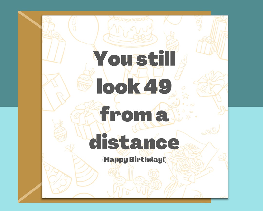 Funny 50th Birthday Card - Personalised Inside If Required - for Him or ...