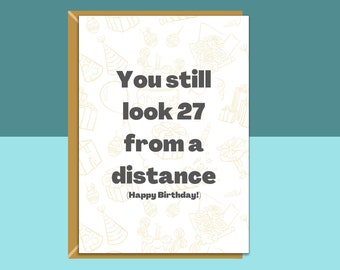 Funny 28th Birthday Card 28 and Looking Great 28th Birthday - Etsy