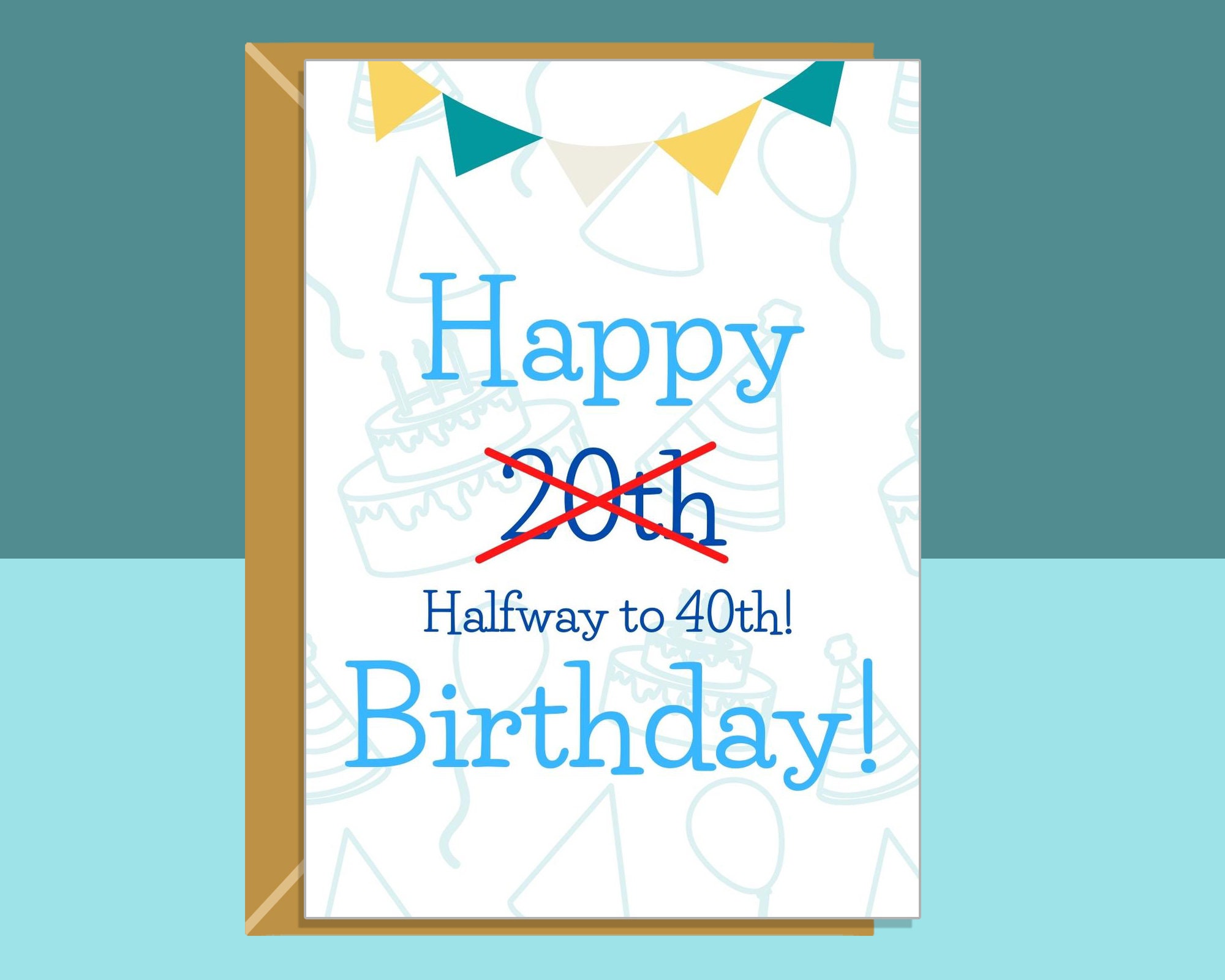 Funny 20th Birthday Card for Him or for Her Cheeky | Etsy