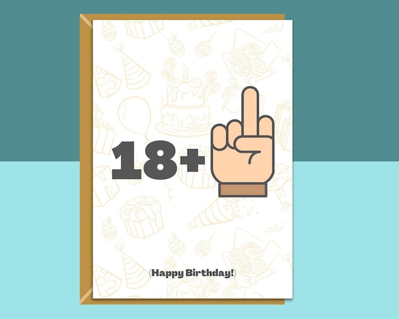 Funny 19th Birthday Card for Him or for Her Ideal for - Etsy
