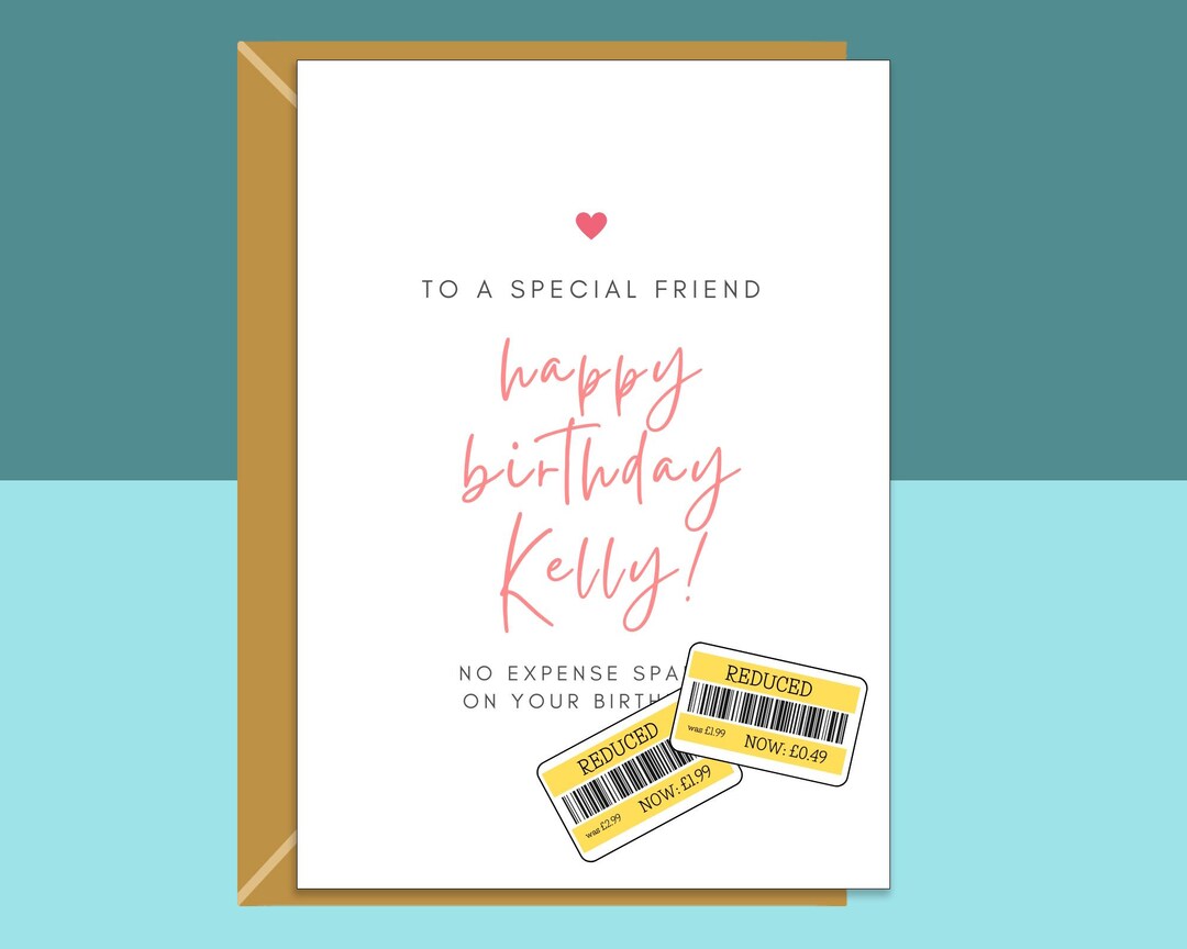 Funny Birthday Card for Friend – Cheeky Bestie Card, Sassy Partner in ...
