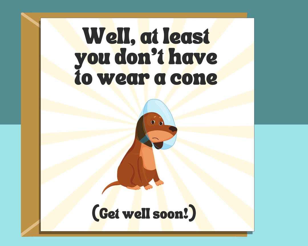 Funny Get Well Soon Card - Operation Recovery - Knee Surgery - Hip ...