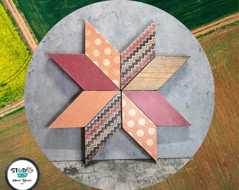 Pinwheel Barn Quilt - Etsy