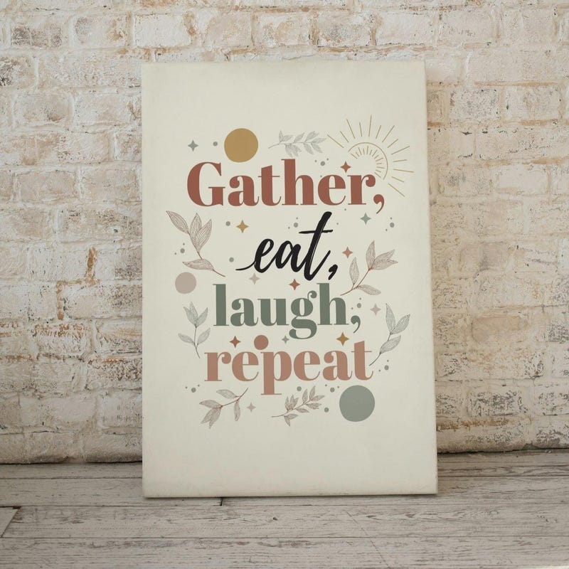 Gather Eat Laugh - Etsy