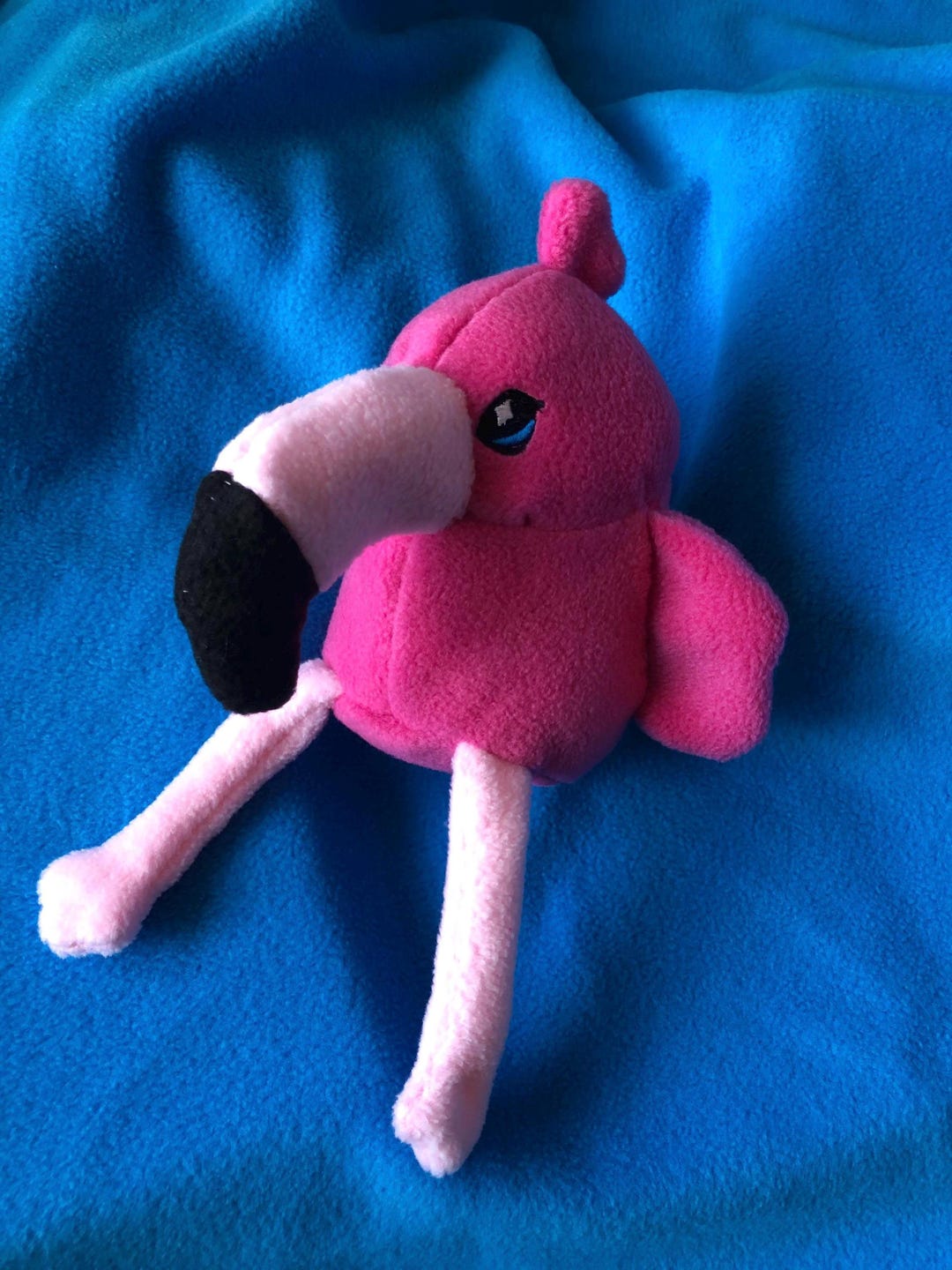 Chibi Bird Puff Pink Flamingo Plush - Etsy