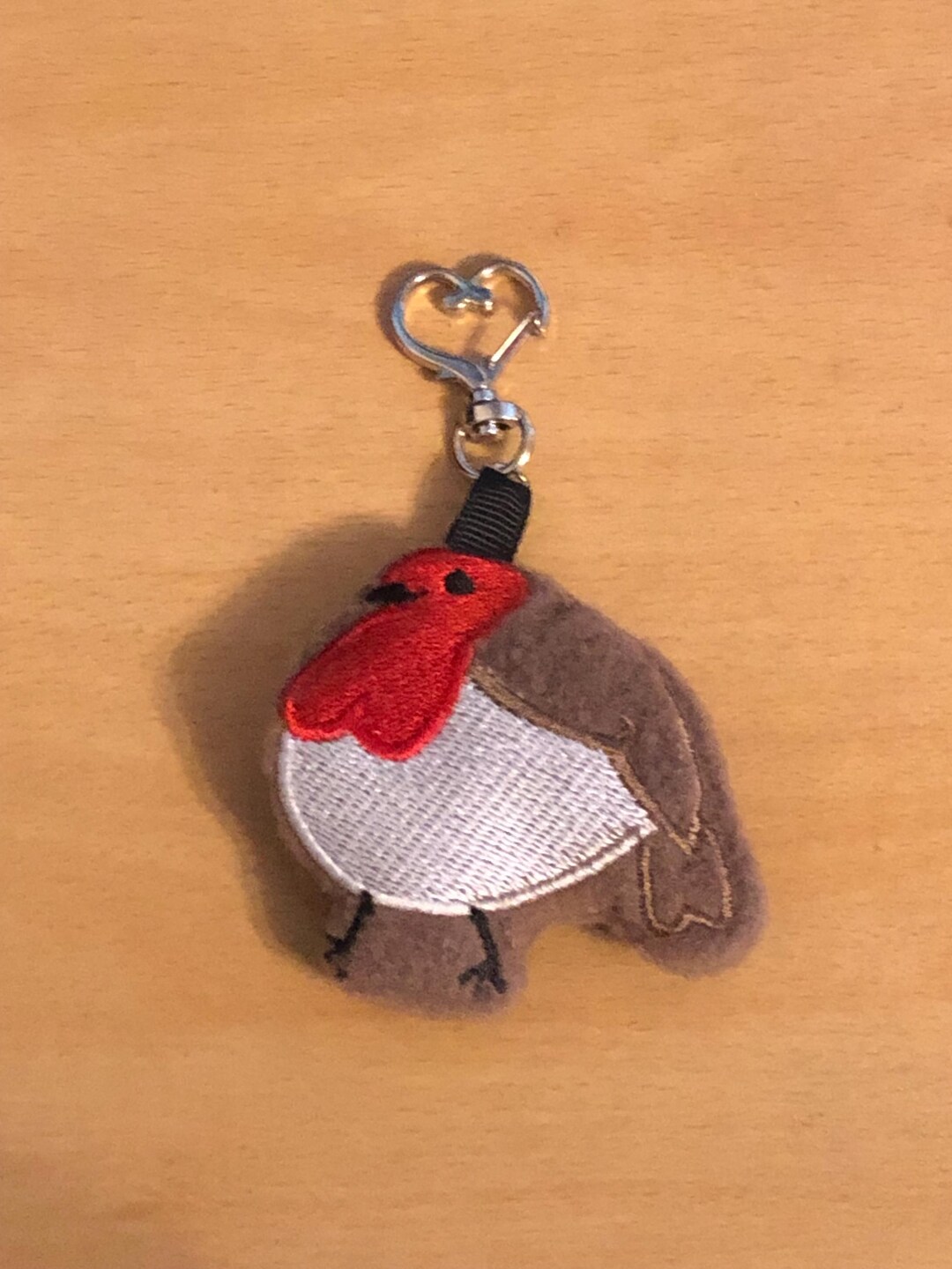 Chibi Christmas Winter Robin Bird Plush Keychain - Etsy