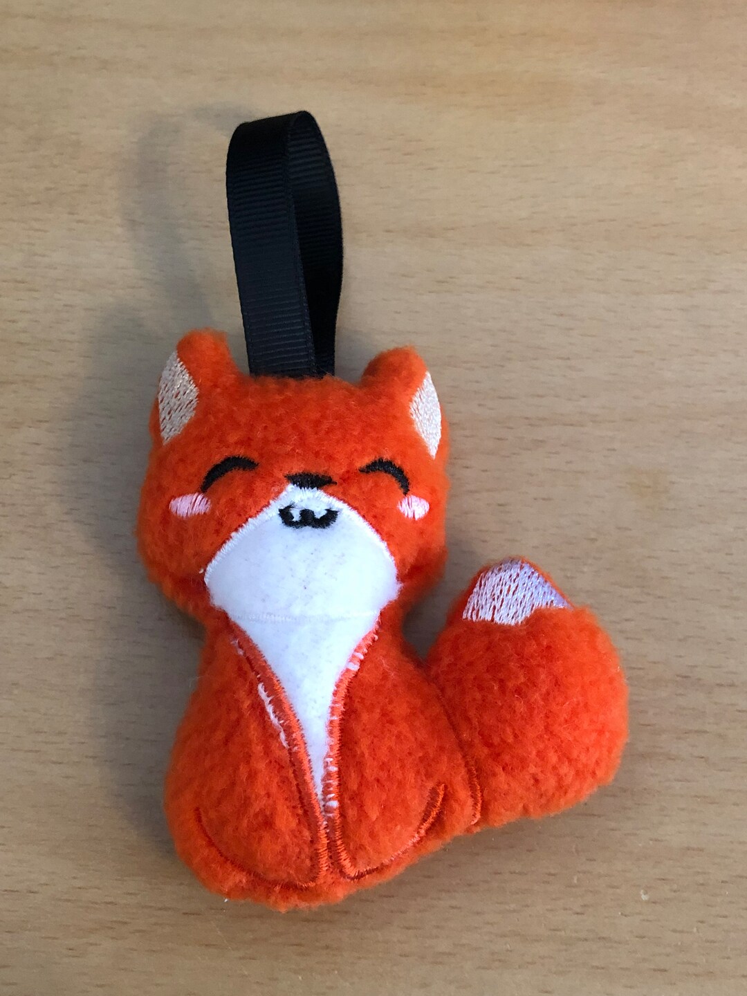 Fox Plush Keychain - Etsy