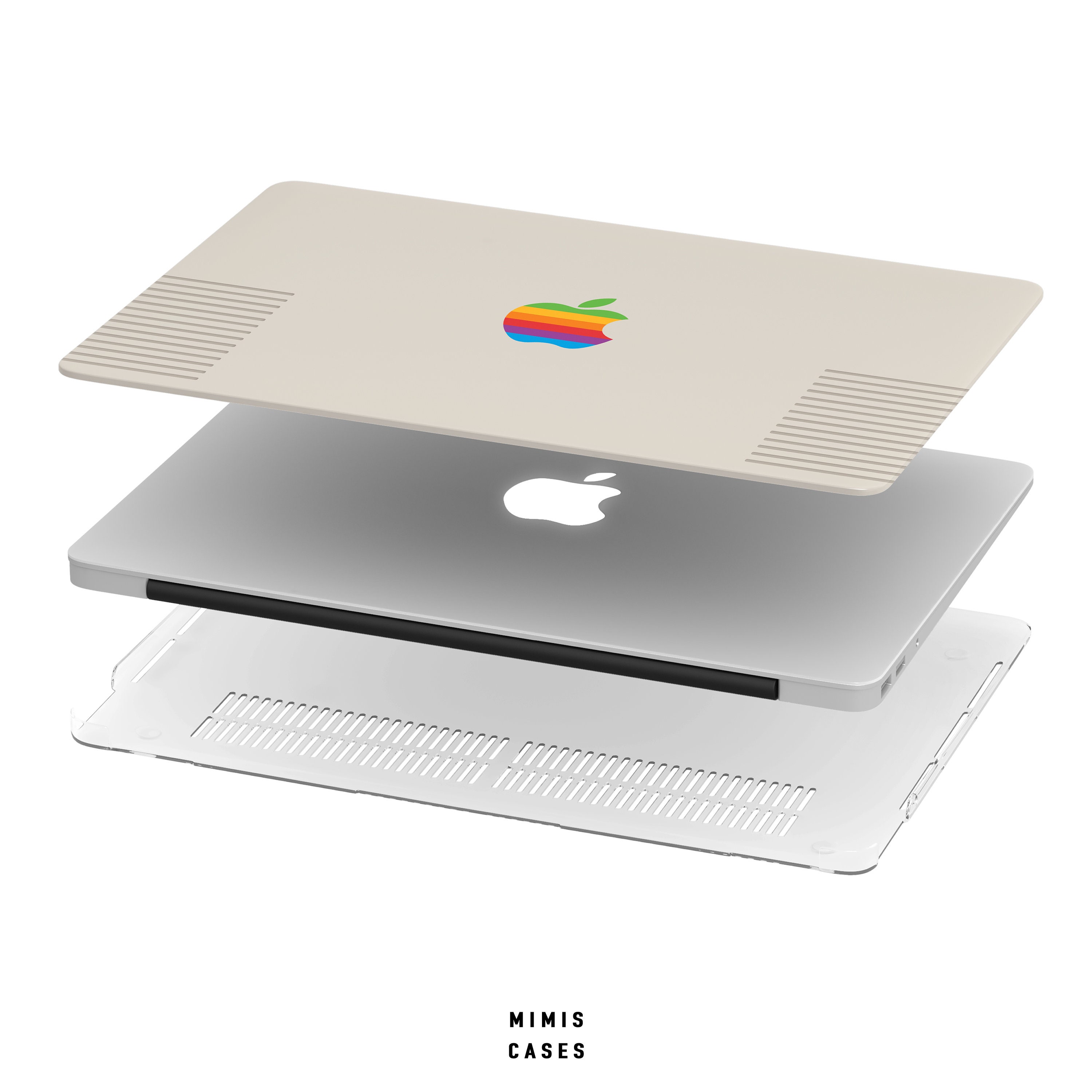 80s' Retro Apple Rainbow Macbook Case Vintage Macbook Pro | Etsy