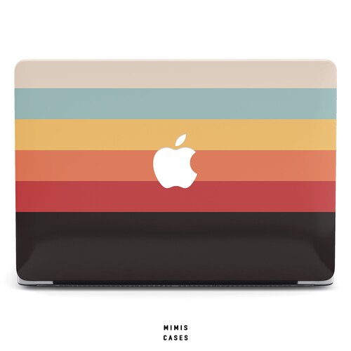 Retro Macbook Case Rainbow Vintage Macbook Pro 13 16 15 Inch | Etsy