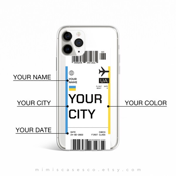 Boarding Pass Case - Etsy