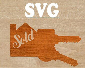 Sold by Realtor Key File, SVG INSTANT Digital Download for Laser ...