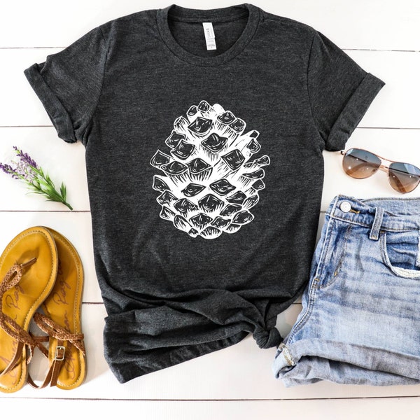 Pine Trees T Shirt - Etsy