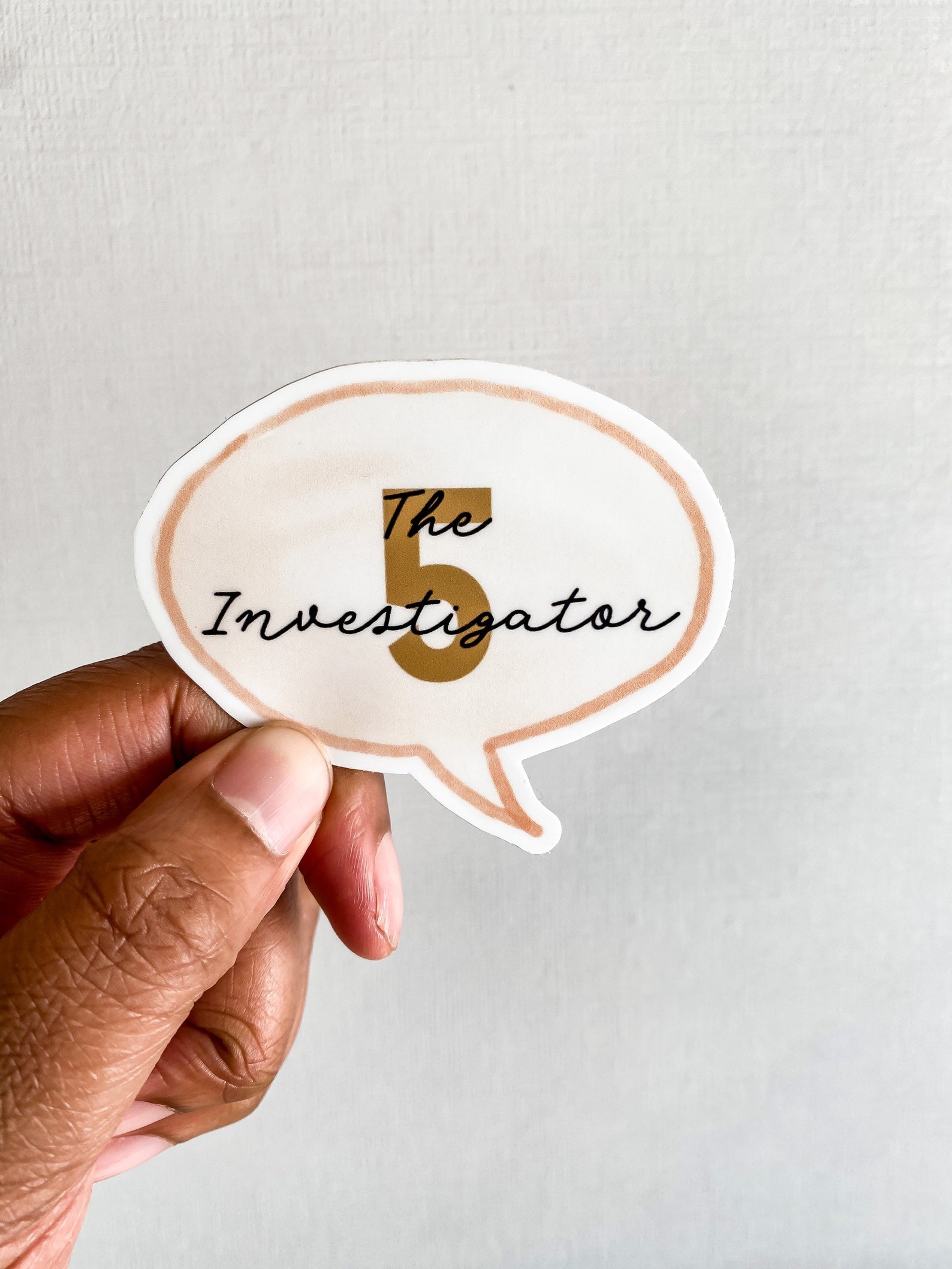 Enneagram Type Five Enneagram 5 Sticker Enneagram Sticker - Etsy