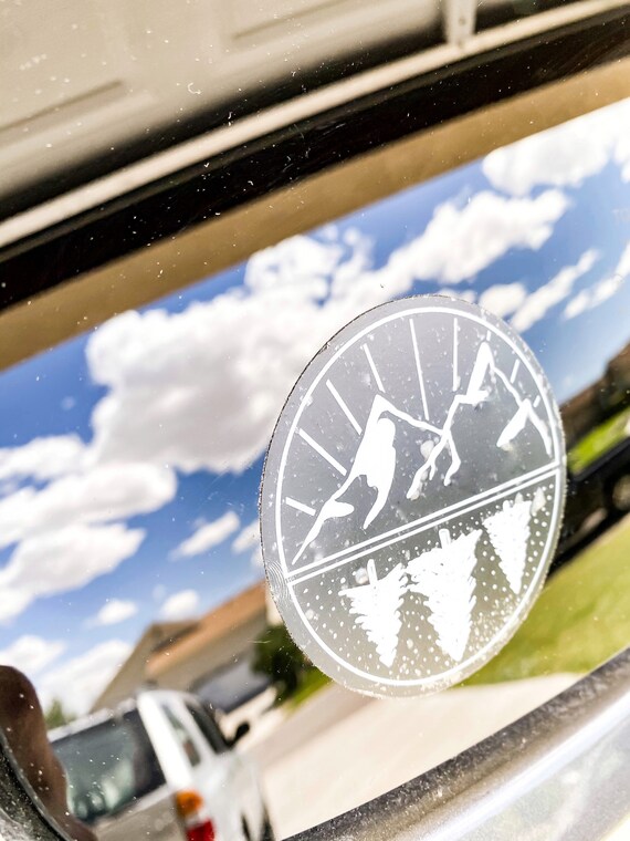 Adventure Sticker Mountain Sticker Pine Tree Sticker | Etsy