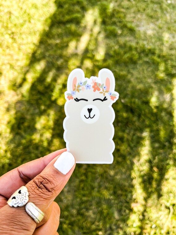 Llama Sticker Gift for Llama Friends Animal Sticker Llama | Etsy