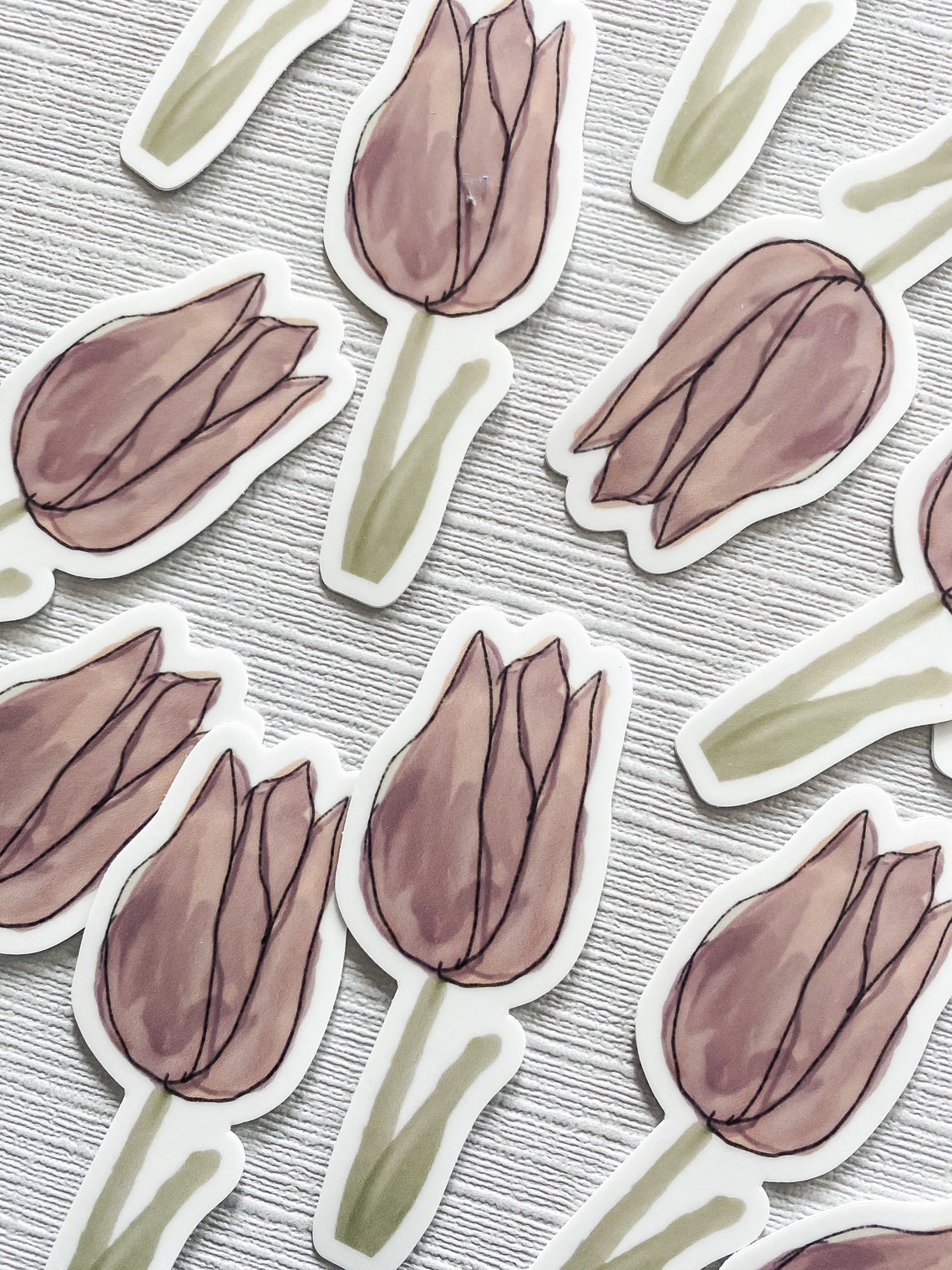 Tulip Sticker Flower Sticker Sticker for Spring Gift Idea - Etsy