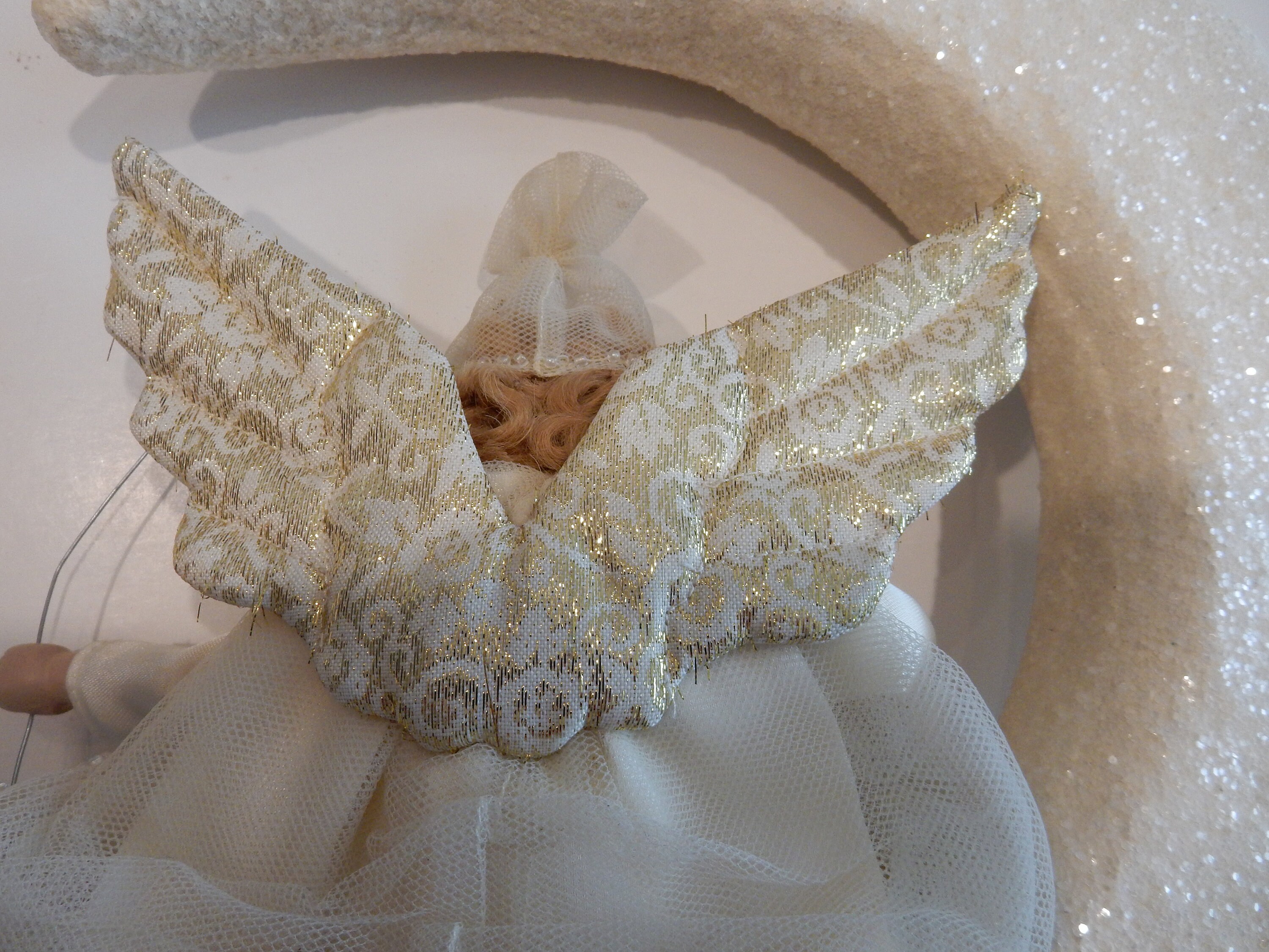 Vintage House of Hatten Ornament 1994 Angel on Moon Norma Decamp ...