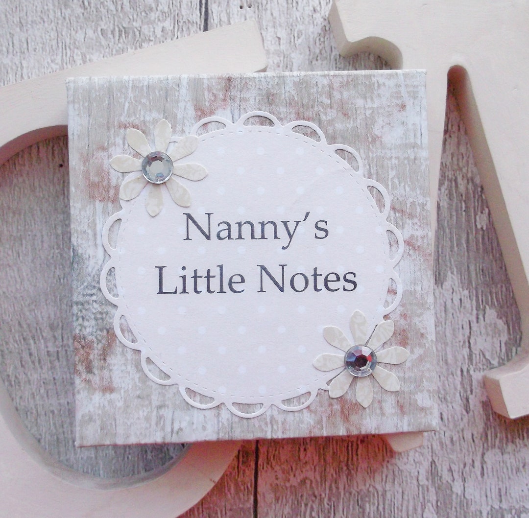 Nanny's Little Notes Desk/table Note Block - Etsy