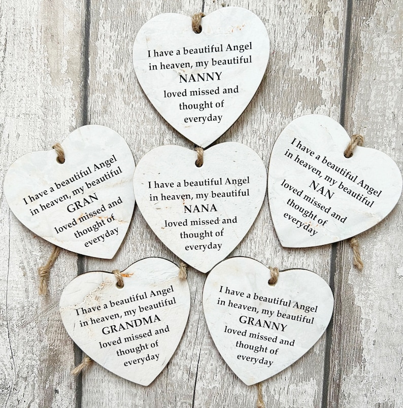 Nanny, Nana, Nan Missed and Loved Everyday Remeberance Wooden Gift ...