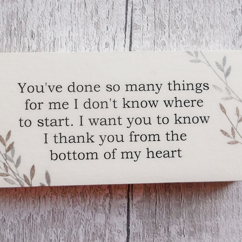 Thank You Gift Thank You From the Bottom of My Heart Thank - Etsy