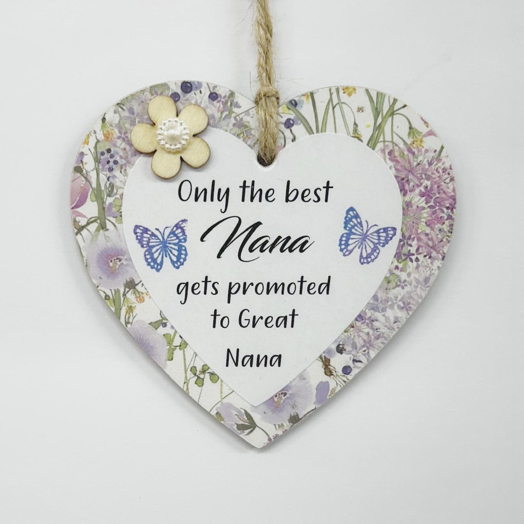Special Only the Best Nana Gets Promoted to Great Nana/baby Reveal ...