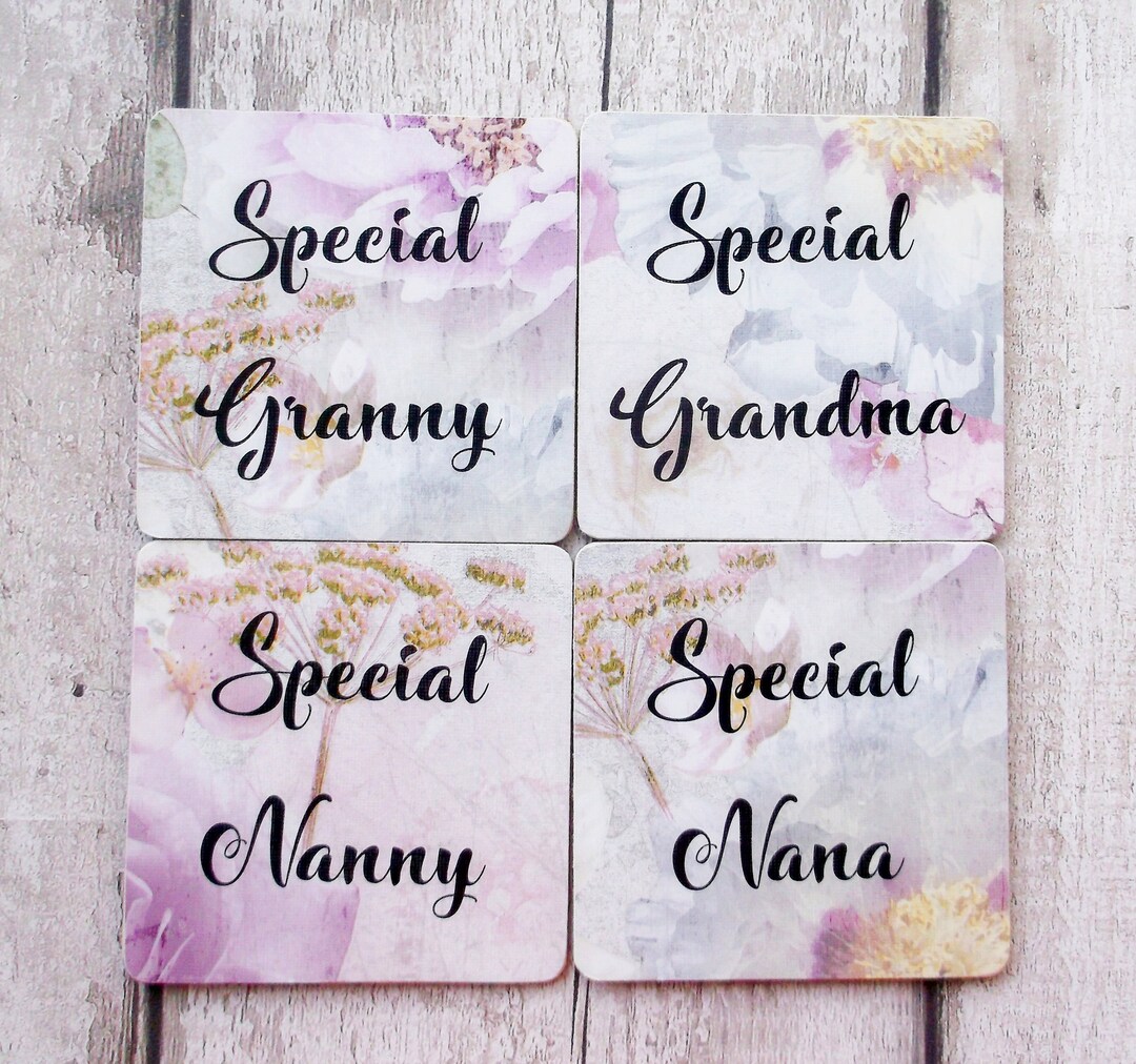 Special Granny, Nanny, Nana, Grandma Gift Coaster - Etsy