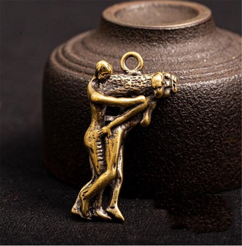 Men And Women Sex Vintage Brass Figurine Mature Content Etsy