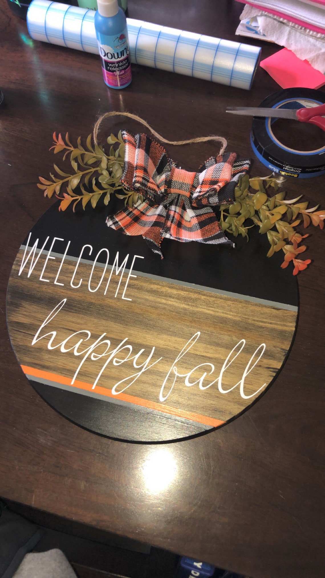 Happy Fall Wooden Door Sign - Etsy