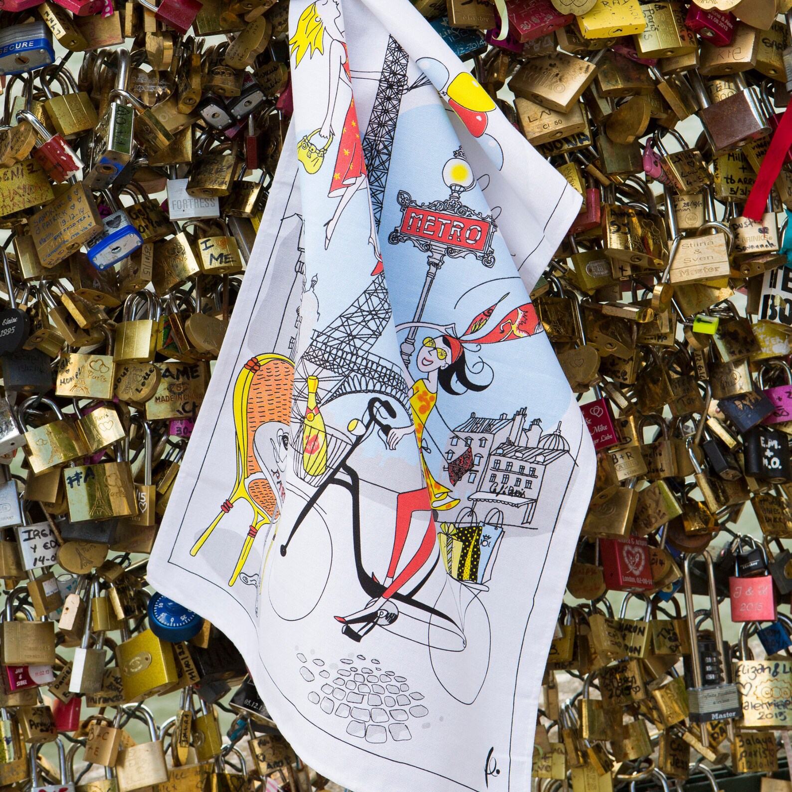 Tea Towels Paris Illustrations Made in France - Etsy