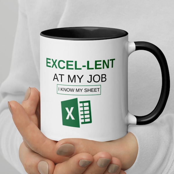 Excel Lent at My Job Mug - Etsy