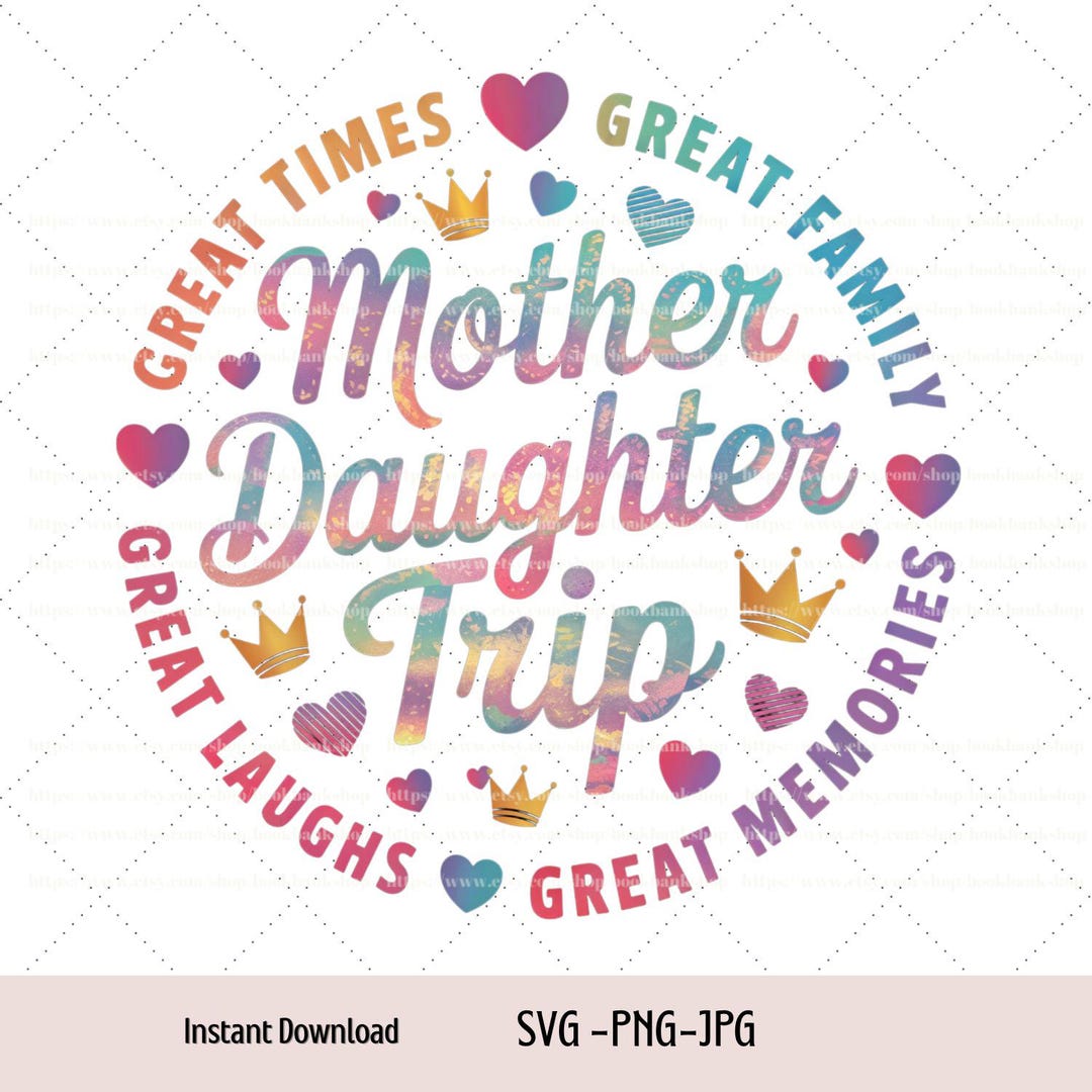 Mother and Daughter Trip 2026 Svg, Family Cruise Trip Svg, Family ...
