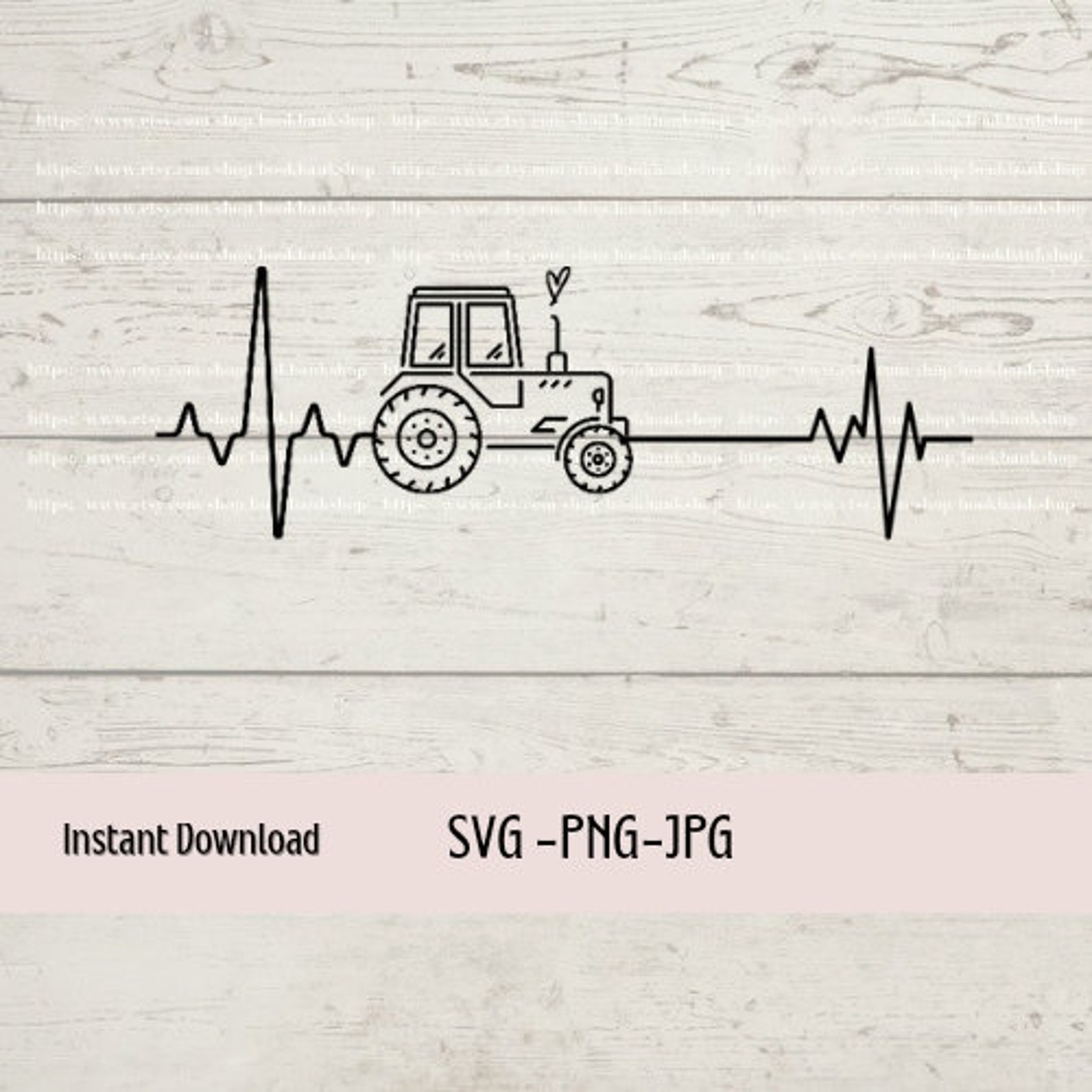 Tractor Heartbeat Farmer Svg,fathers Day Farmer Gift,tractor Svg,farmer ...