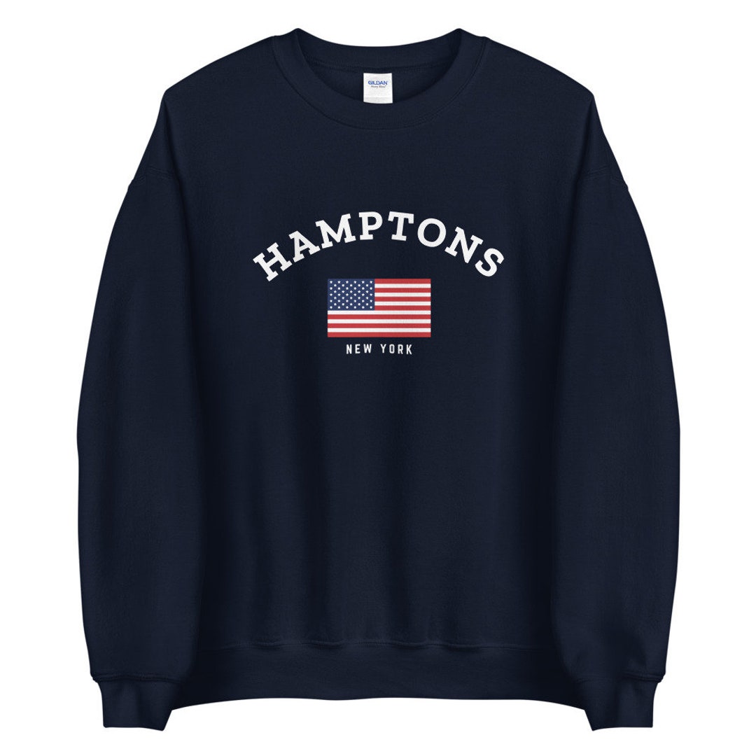 Hamptons New York Unisex Sweatshirt,hamptons NY American Flag ...