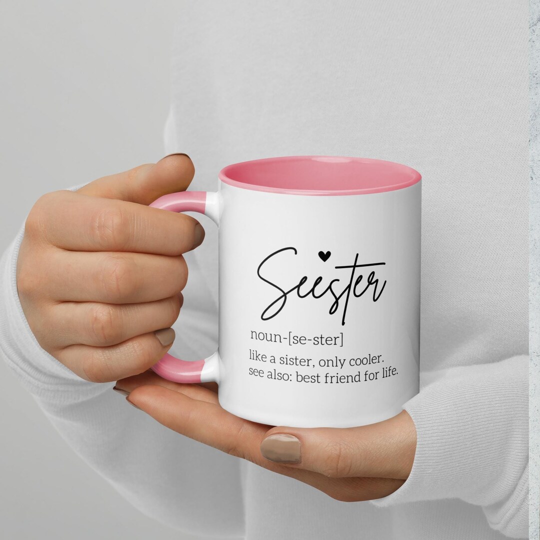 Seester Noun Mug, Seester Definition Mug, Best Sister Gift, Cool Sister ...