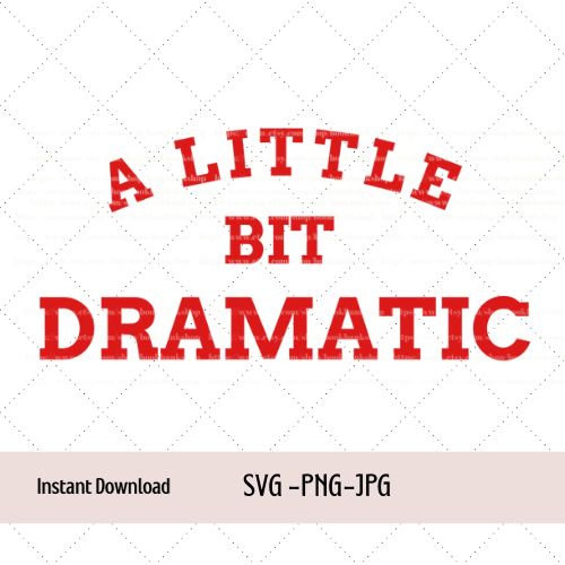 A Little Bit Dramatic SVG Mean Girls Inspired Regina George - Etsy Australia