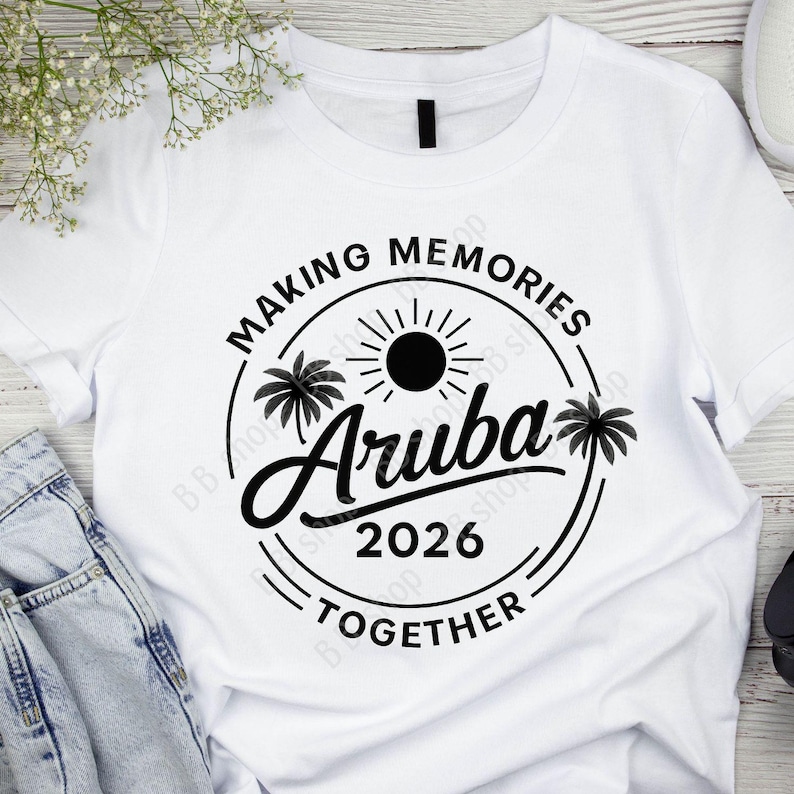 Aruba Vacation 2026 Svg,family Vacation Trip Svg,png,jpg Digital ...