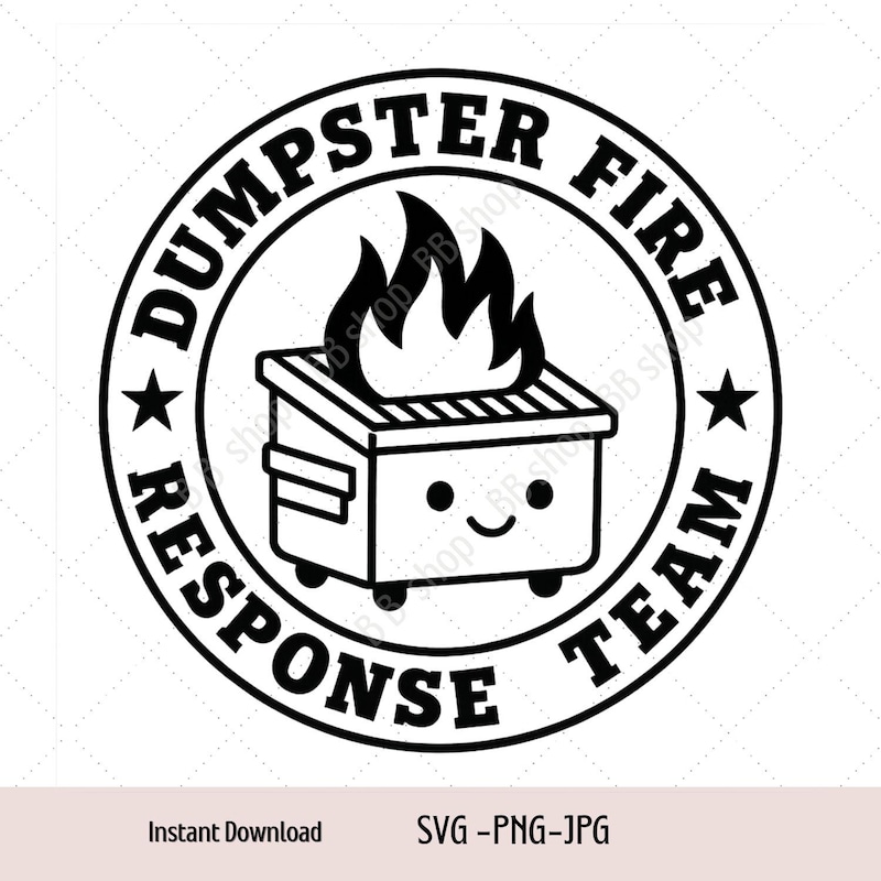 Cricut Dumpster Fire - Etsy