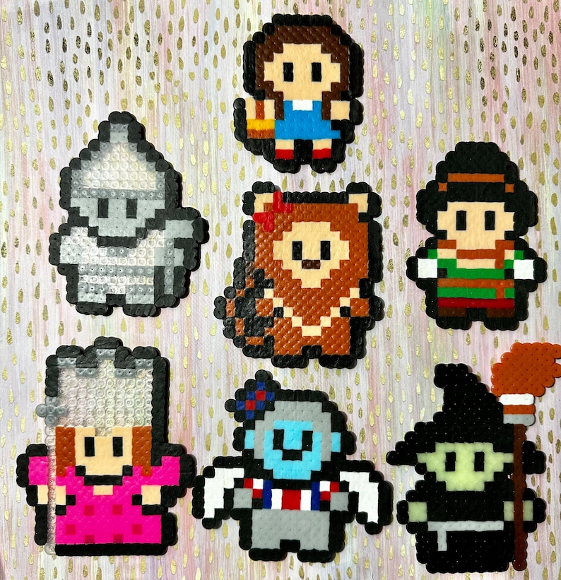 Oz Perler Bead Parody Magnets - Etsy
