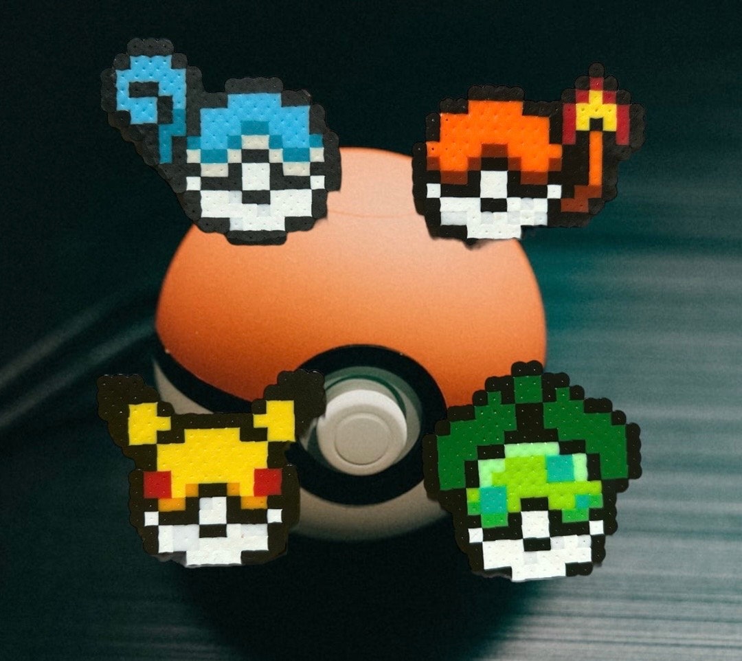 Starter Pokémon Pokeball Pins/magnet - Etsy