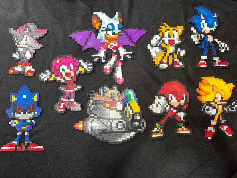 Sonic and Friends Magnet - Etsy