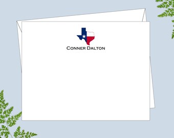 Texas Longhorn Note Cards State Flag Lone Star State Custom - Etsy