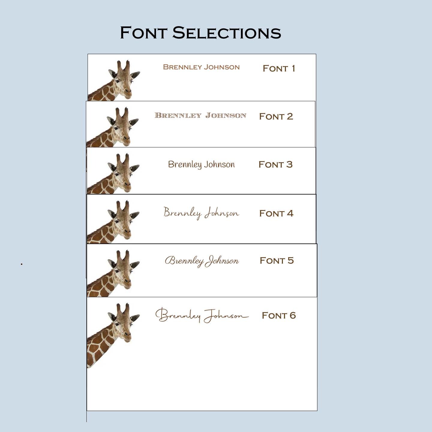 Giraffe Note Cards, Giraffe Stationery, Zoo Cards, Animal Notecards, 10 ...
