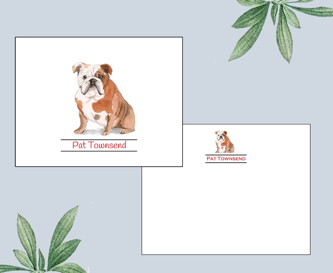 Bulldogs Note Cards, Georgia Stationery, Personalized college notecards ...