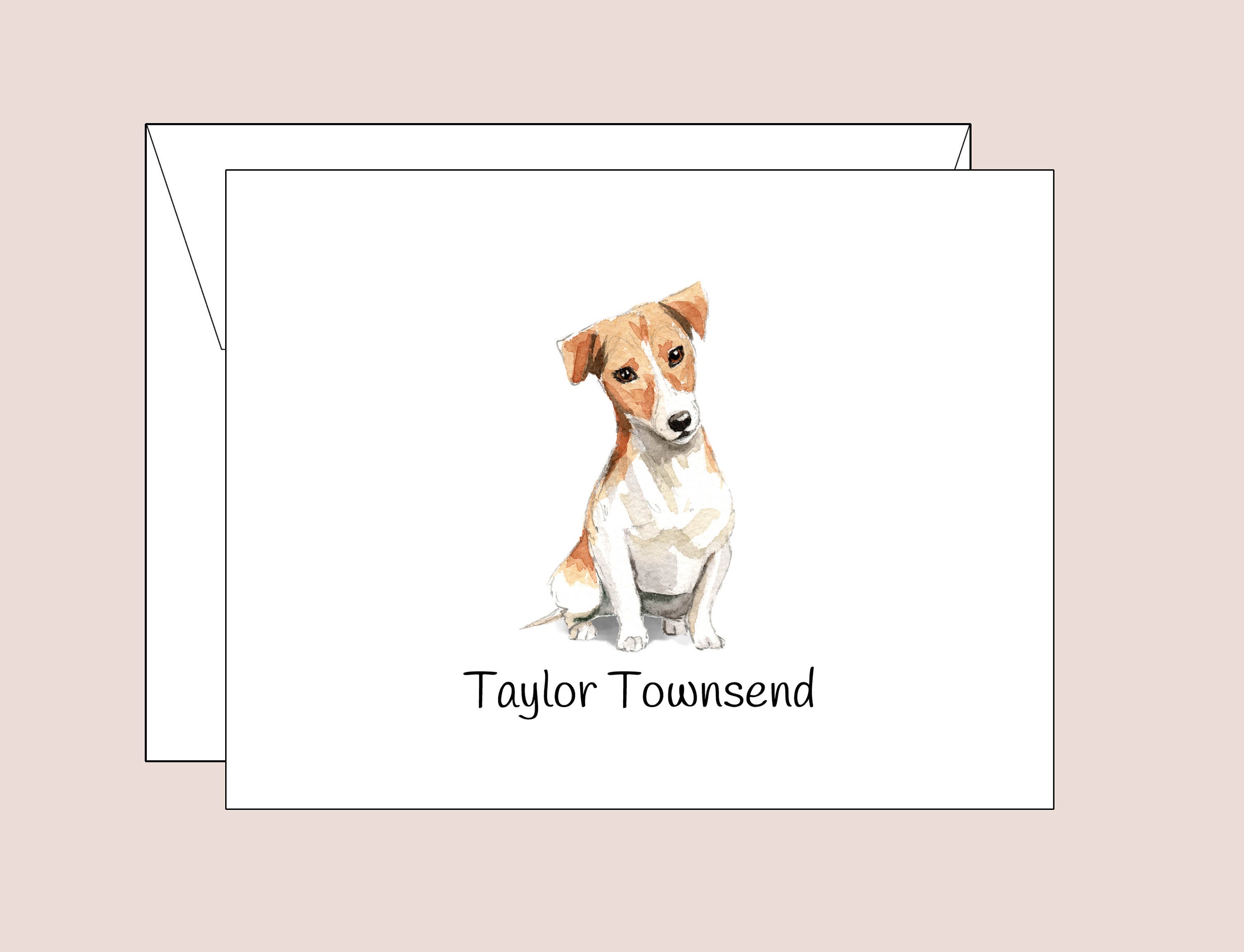 Jack Russell Note Cards, Dog Stationery, Dog Breed Cards, Veterinarian ...