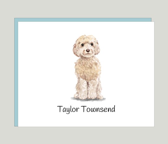 Cockapoo Notecards Dog Stationery Veterinarian Gift Dog - Etsy