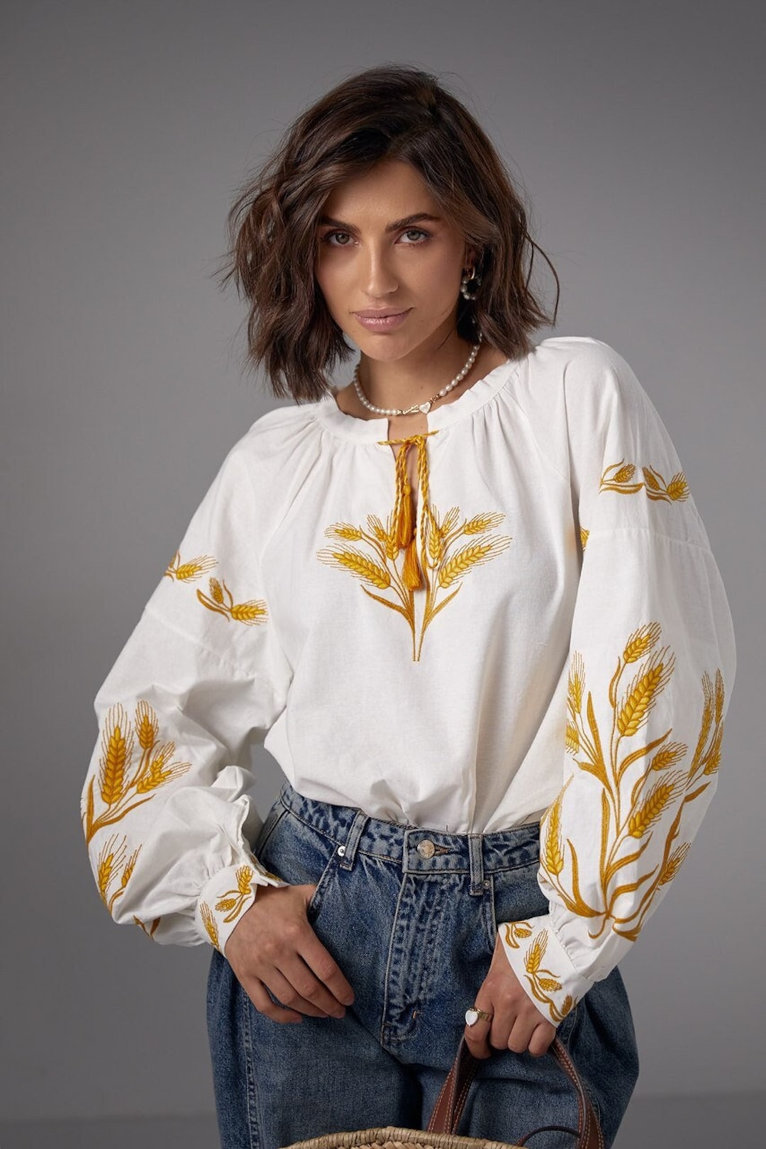 Ukrainian Blouse Vishivanka, Ukraine Clothing, Vyshyvanka Blouse ...