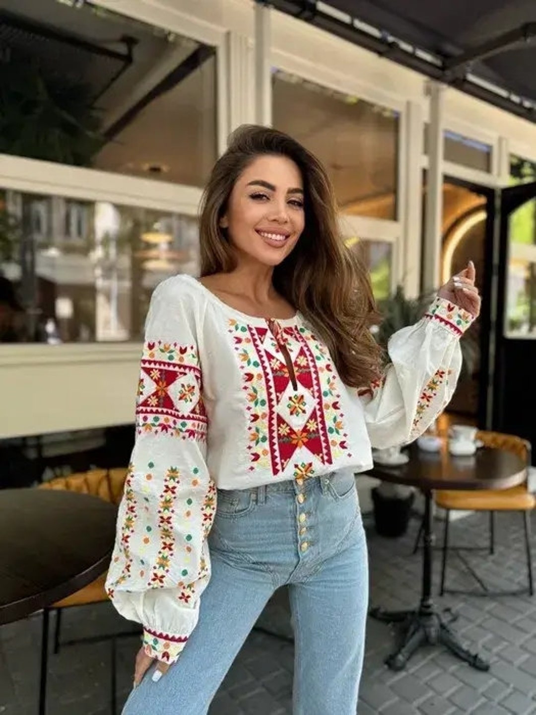 Traditional Ukraine Vishivanka,embroidered Ukraine Blouse,folk Women ...