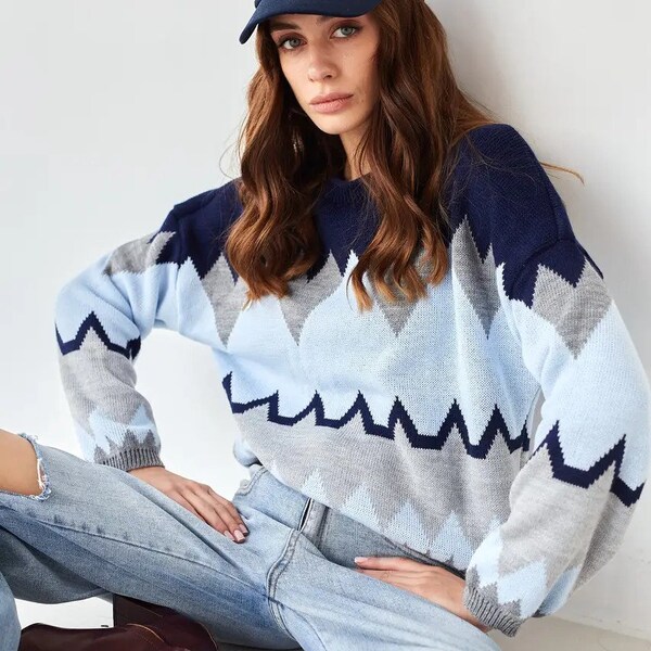 Cotton Sweater Women - Etsy