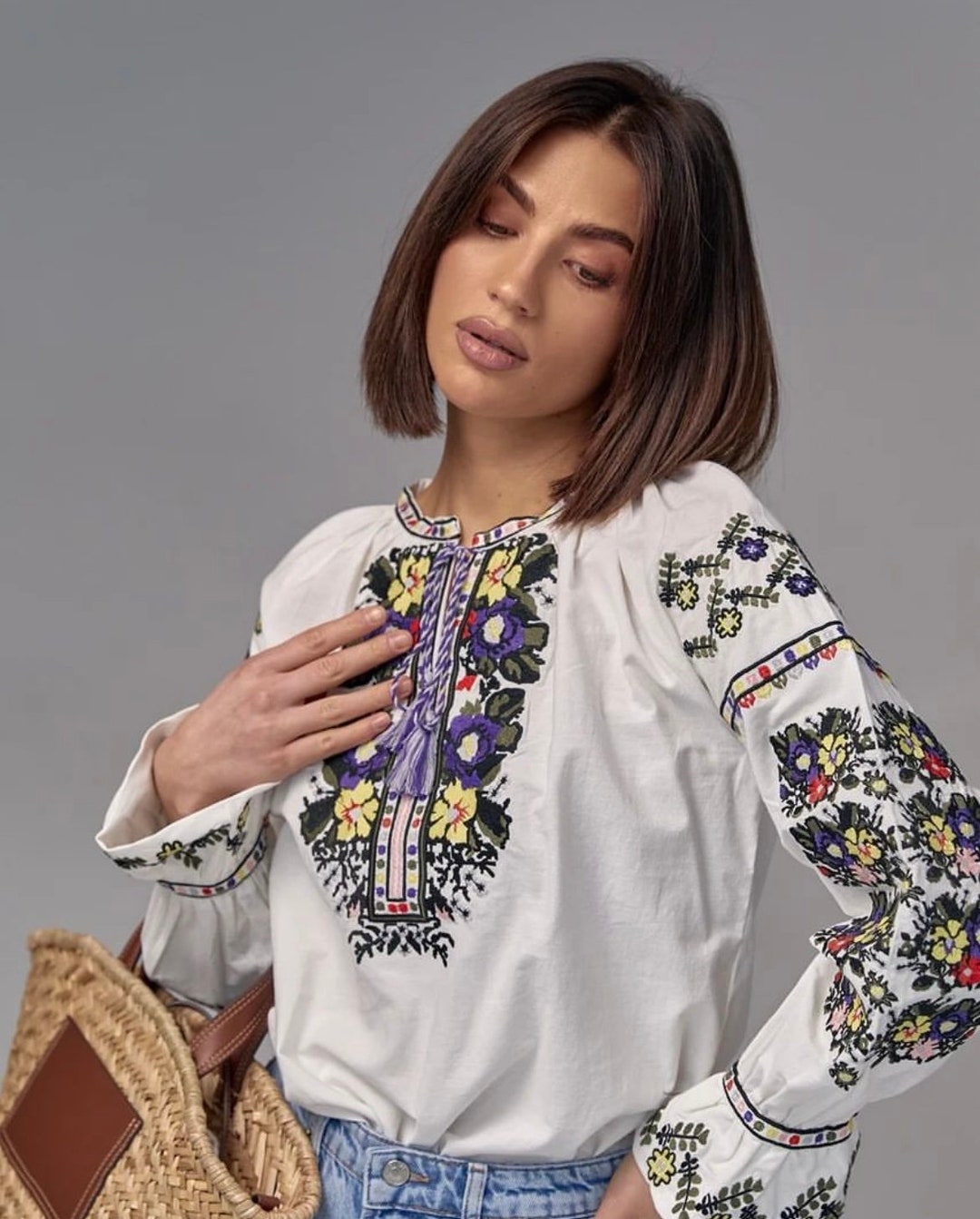 Women Ukraine Vishivanka,embroidery Blouse,vishivanka,embroidered ...