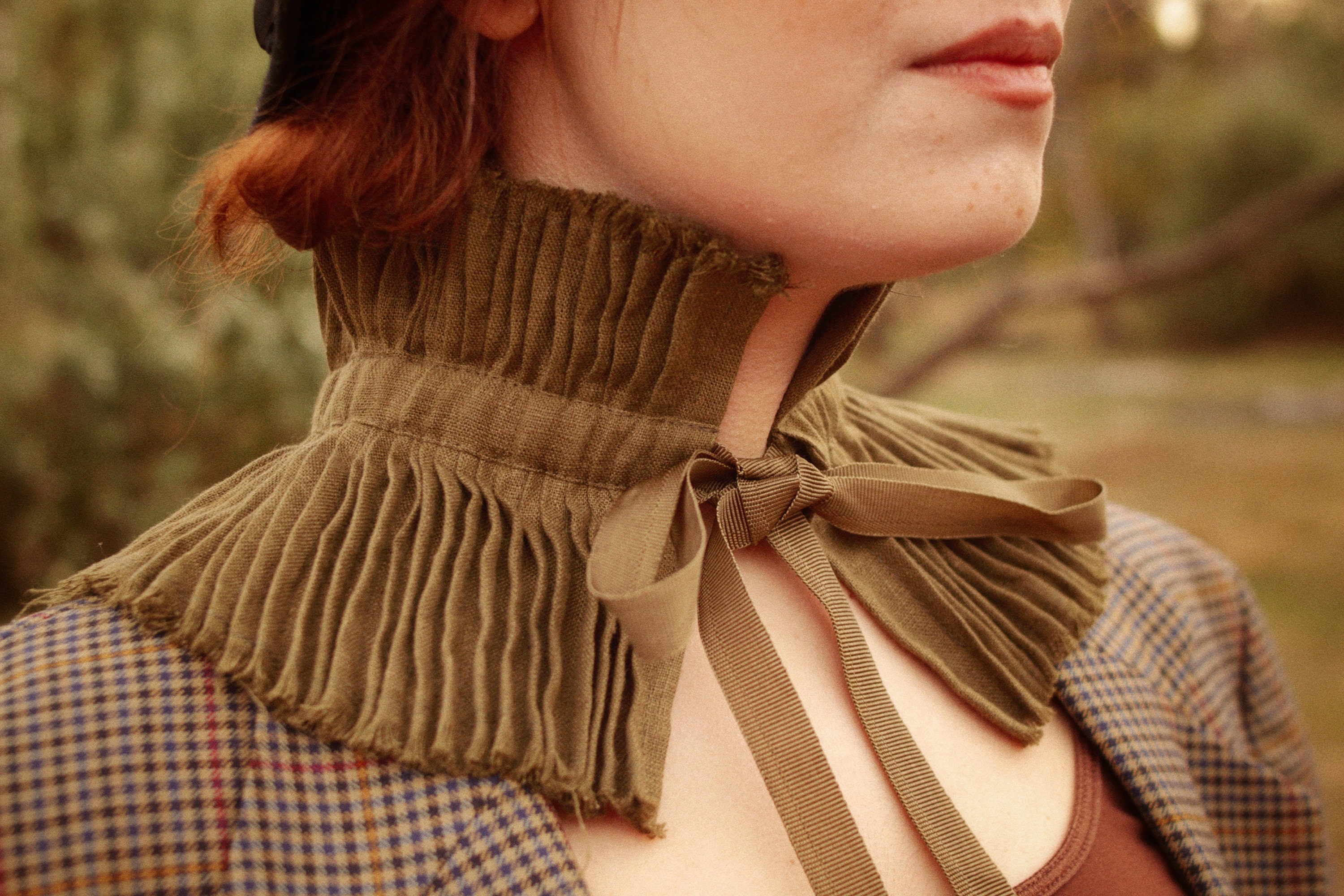 High Elizabeth Collar Ruffle Victorian Collar Detachable | Etsy
